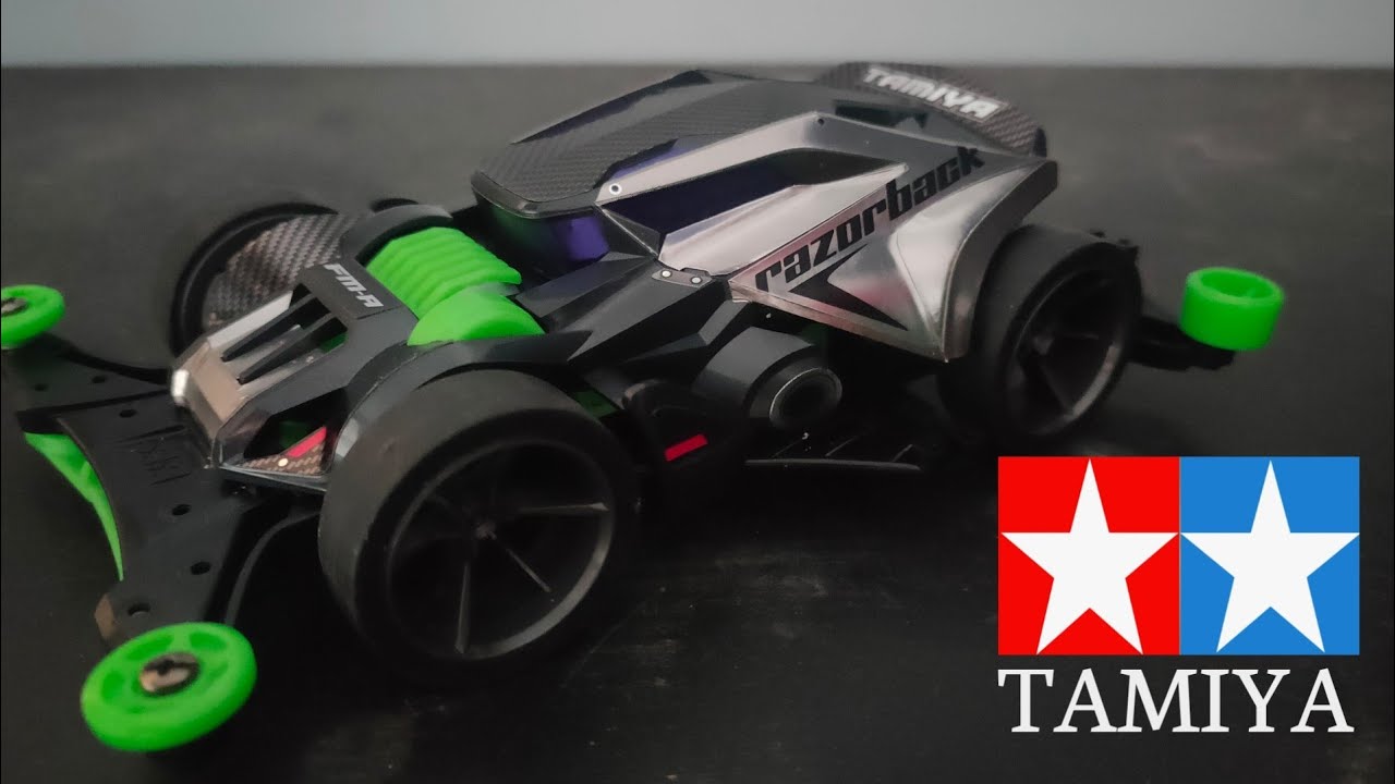 Build Mini 4WD Razorback "Top Award" Tamiya Design Contest 2018 - YouTube