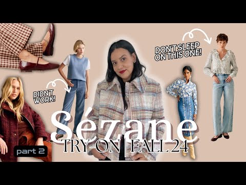 Unbox and try-on (honest review) Sezane's Fall24  | Simon, Alexiana, Nelson, Low Meline, Eloane