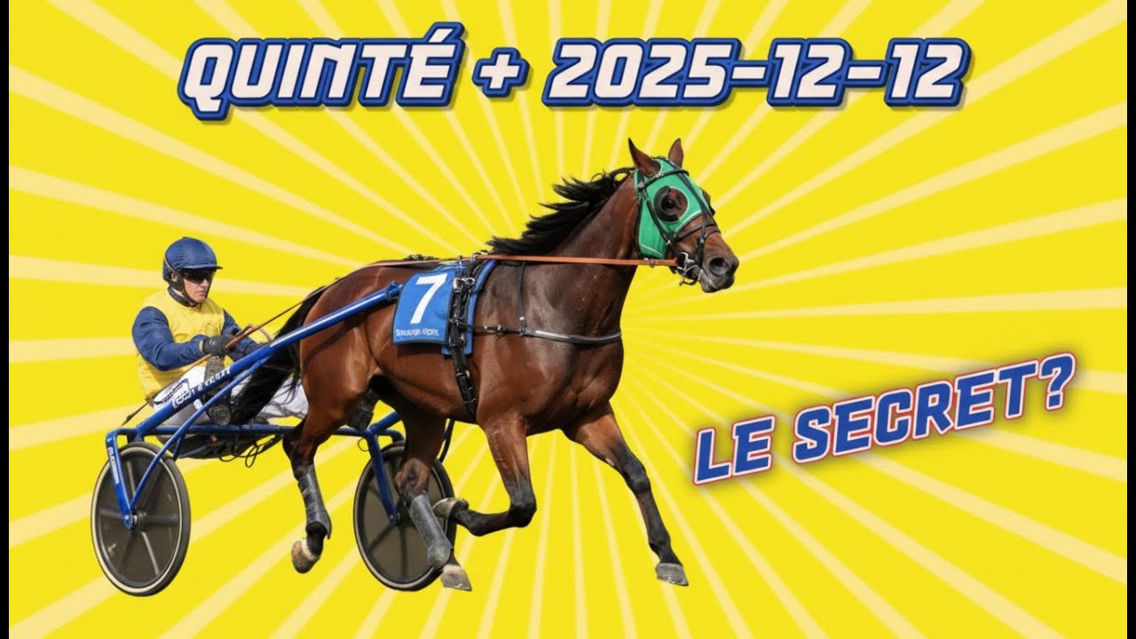 Le secret du Quinté+ : Ce que les pros ne vous disent pas ! - YouTube