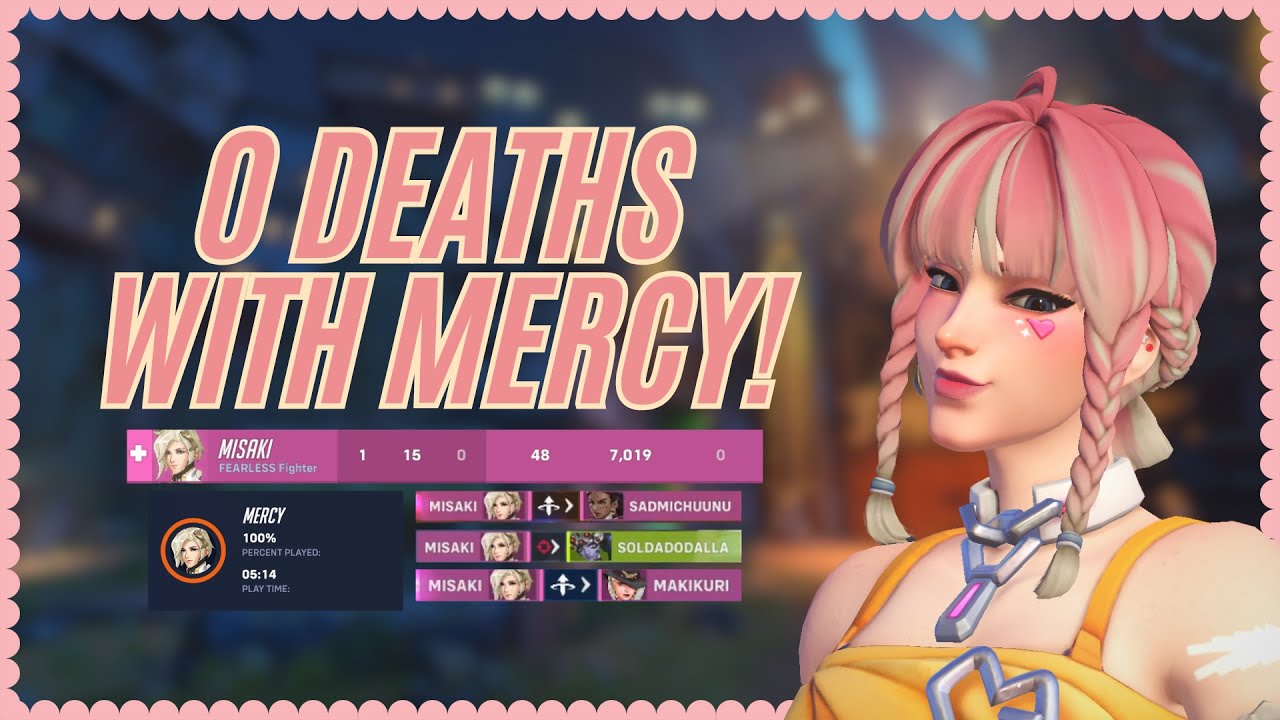 0 deaths! Easy game! - Mercy Gameplay - Overwatch 2 - YouTube
