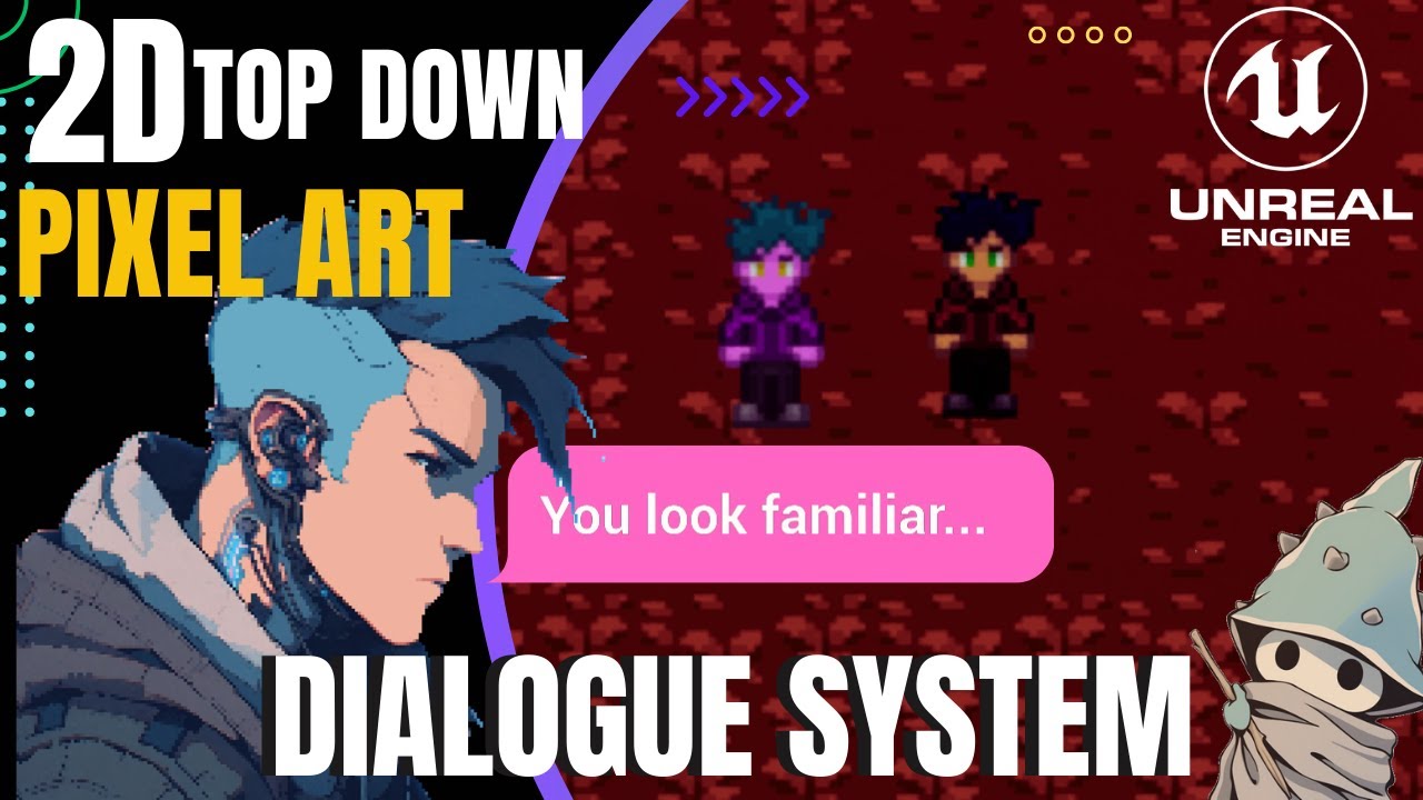 Top Down 2d Dialogue system UE5! | Simple dialogue and interaction ...