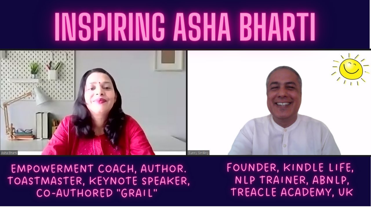 Happiness Talk with Asha Bharti, Empowerment Coach, Author, Toastmaster ...