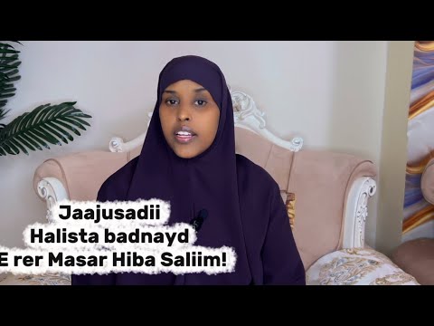 JAAJUSADII HALISTA BADNAYD E RER MASAR HIBA SALIIM!!@sawdamqaalib 