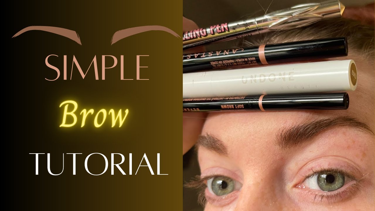 Simple Eyebrow Tutorial! - YouTube