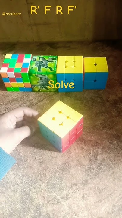 3by3 rubik's cube algorithm magic trick #shorts #cubing - YouTube