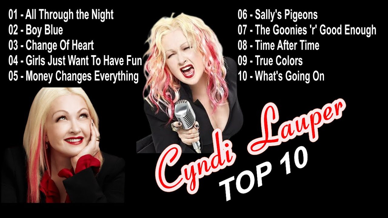 Cyndi Lauper - Top 10 - #musica #musicvideo - YouTube