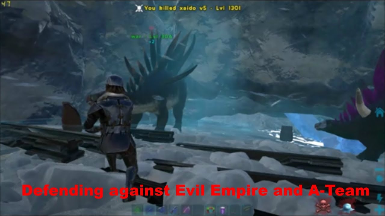 Defending the alliance against Evil Empire/A-Team Ark Official PVP ...