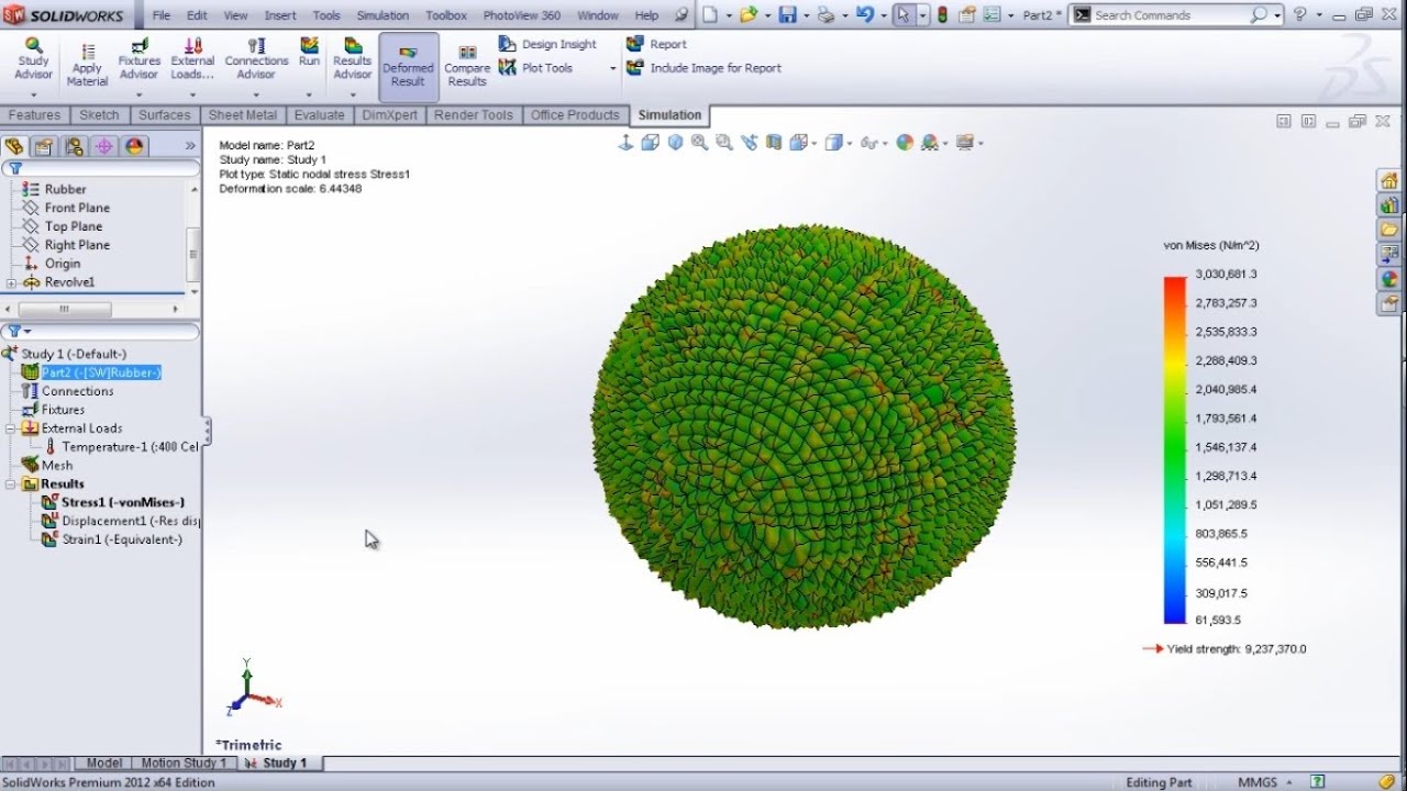 Temperature load simulation: Soft spring & inertial relief - YouTube