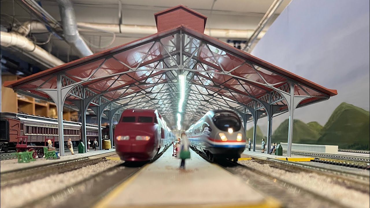 Ho Scale Amtrak Piko ICE 3 High Speed Train - YouTube