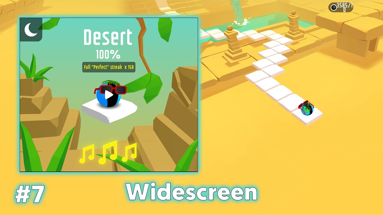 Dancing Ball World - Desert "Widescreen" BeastSentry - YouTube