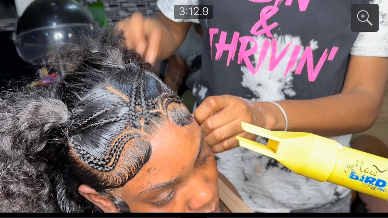 Frontal style on deep wave wig🔥 - YouTube