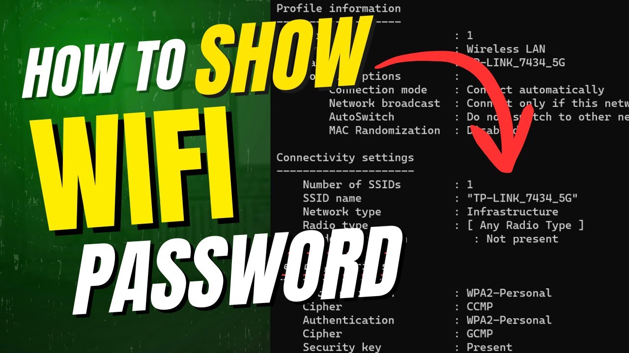 How to Show Wi-Fi Password | 2 Easy Methods (Step-by-Step Guide) - YouTube
