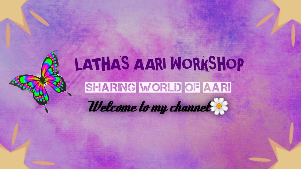 Welcome to Latha's Aari Workshop!!(Aari classes for beginners)Like ...