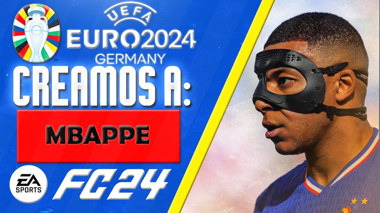 EA FC 24 KYLIAN MBAPPE MASK FACE CLUBES PRO PRO CLUBS LOOKALIKE ...