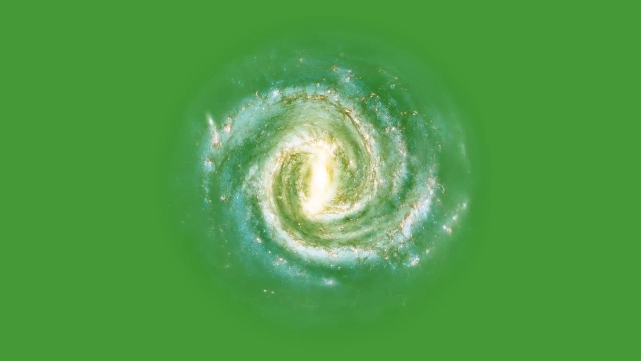 Milk Way Galaxy in Green Screen video clip. By green screen studio ...