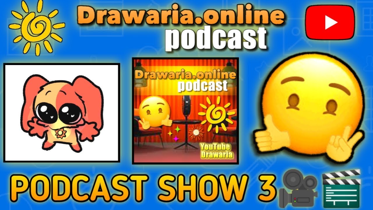Drawaria online Podcast 3 🌞 | Podcast Show! 🎉 Ft. @Minᴅᴏɢᴅᴀʏ35 🐶 - YouTube