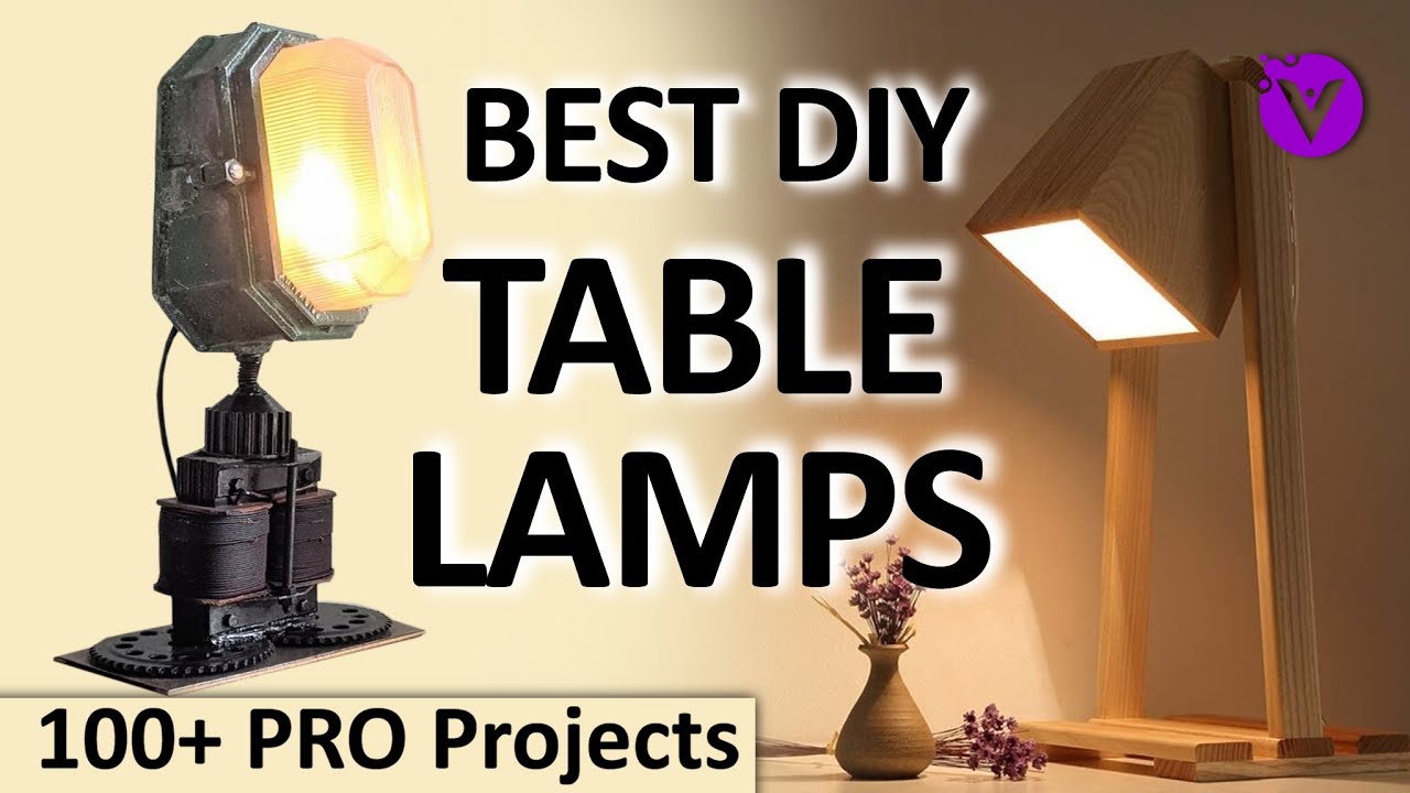 Best DIY Table Lamps |100+ DIY PROJECTS | Design Ideas - YouTube