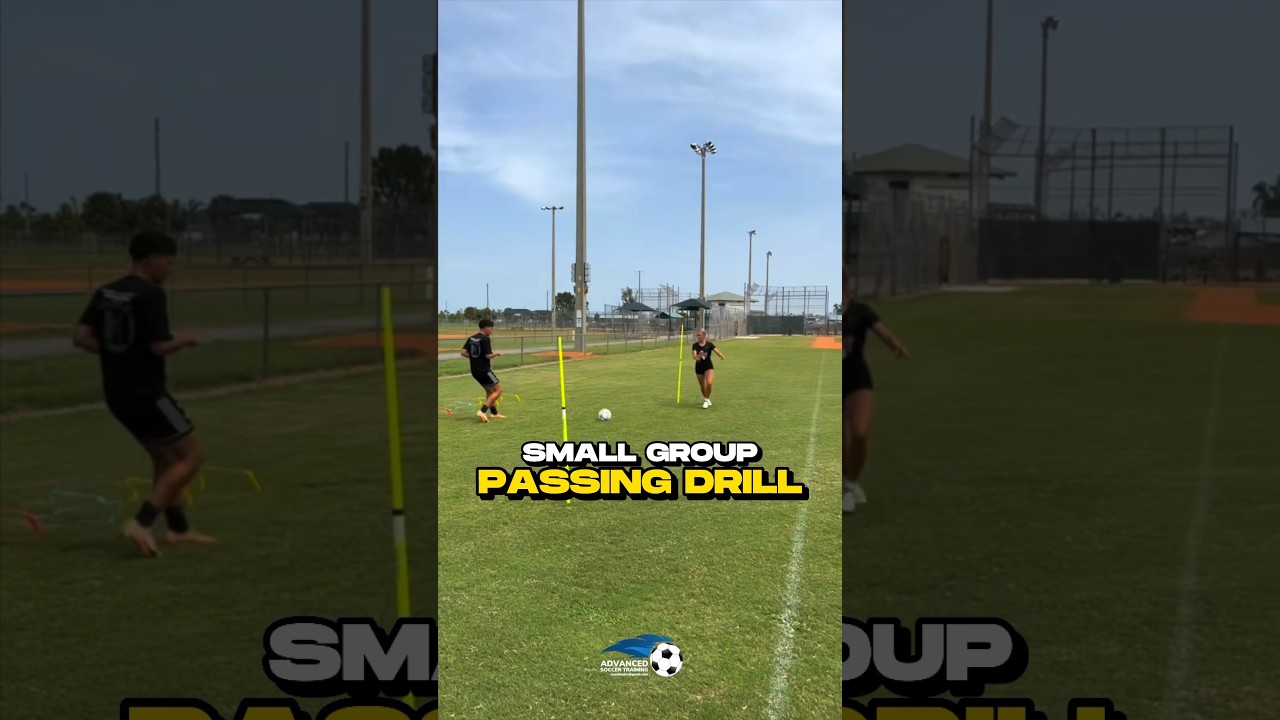 Small Group Passing Drills - Private Sessions ⚽️ #soccer #futbol # ...