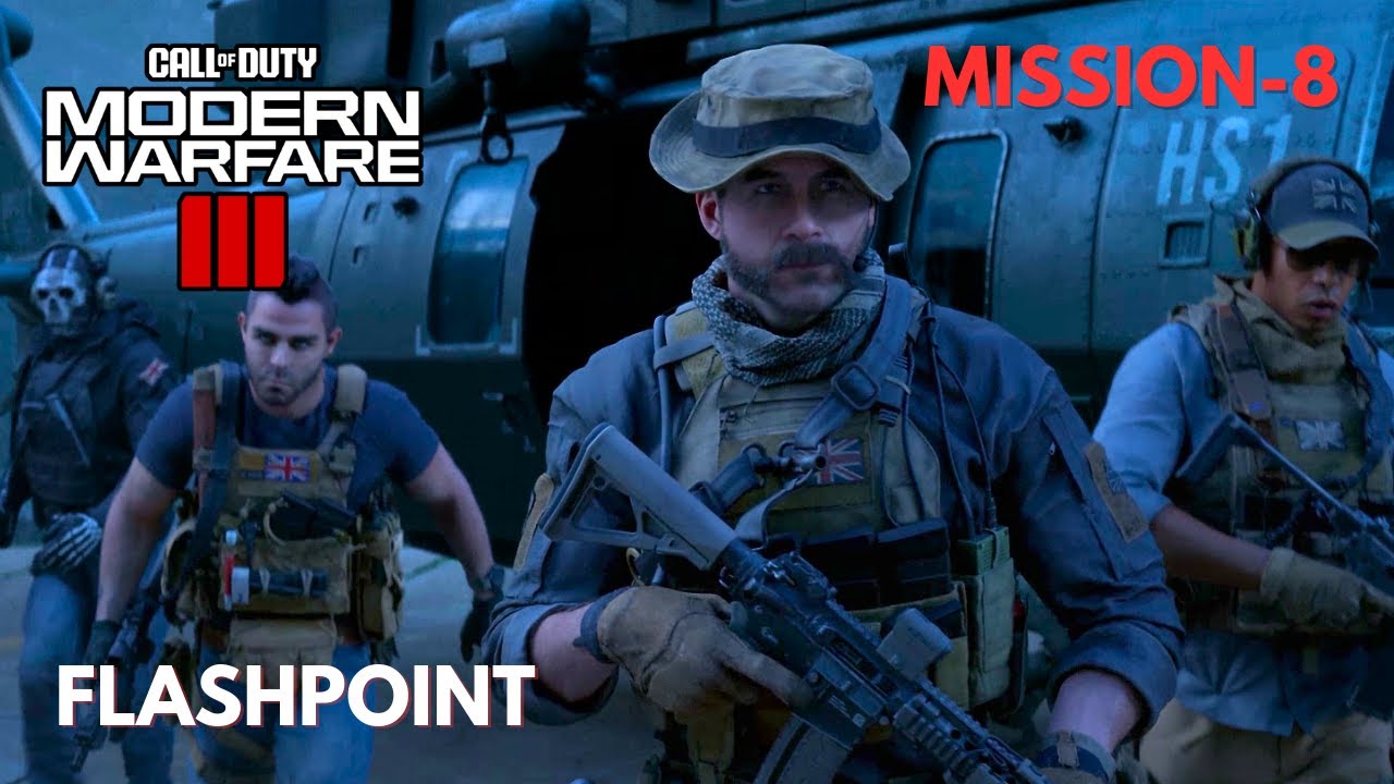 *MW3*CAMPAIGN MISSION #8 | "FLASHPOINT" WALKTHROUGH | CALL OF DUTY ...