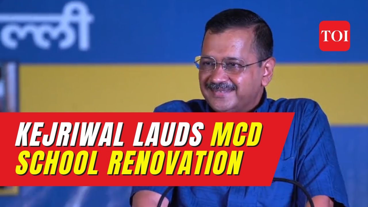 Delhi CM Arvind Kejriwal inaugurates MCD school in Libaspur: Look how ...