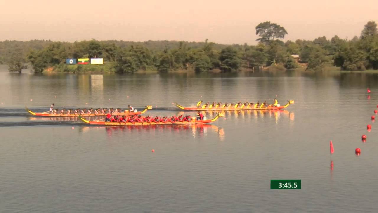 27th SEA GAMES MYANMAR 2013 - Traditional Boat Race 18/12/13 - YouTube