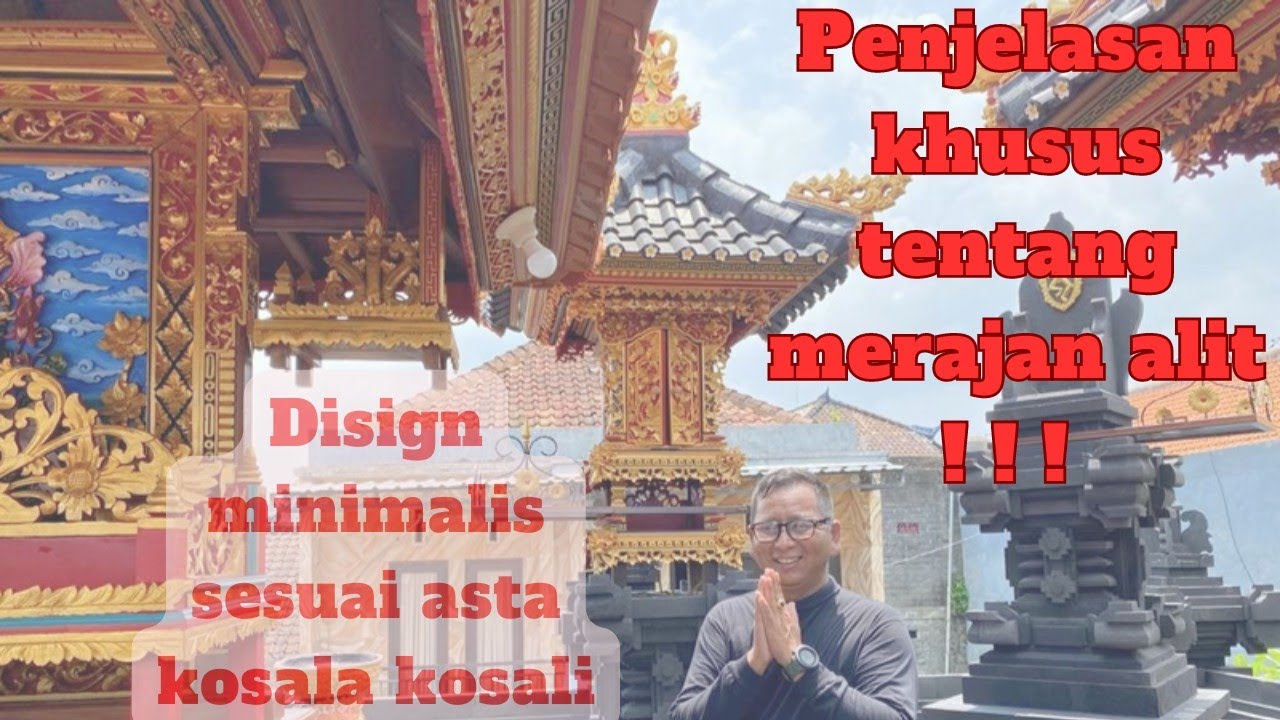 Rumah adat bali penjelasan khusus tentang merajan alit sanggah keluarga ...