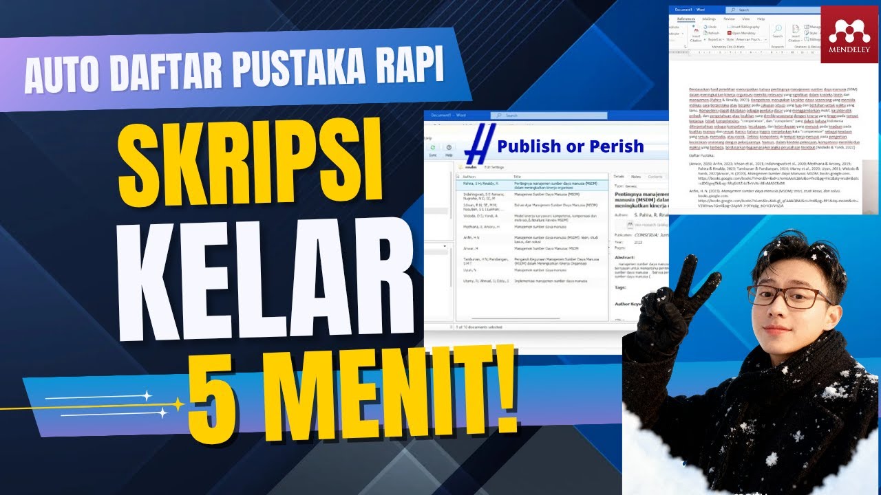 Hanya 5 Menit! Cara Bikin Daftar Pustaka & Sitasi Otomatis (Mendeley ...
