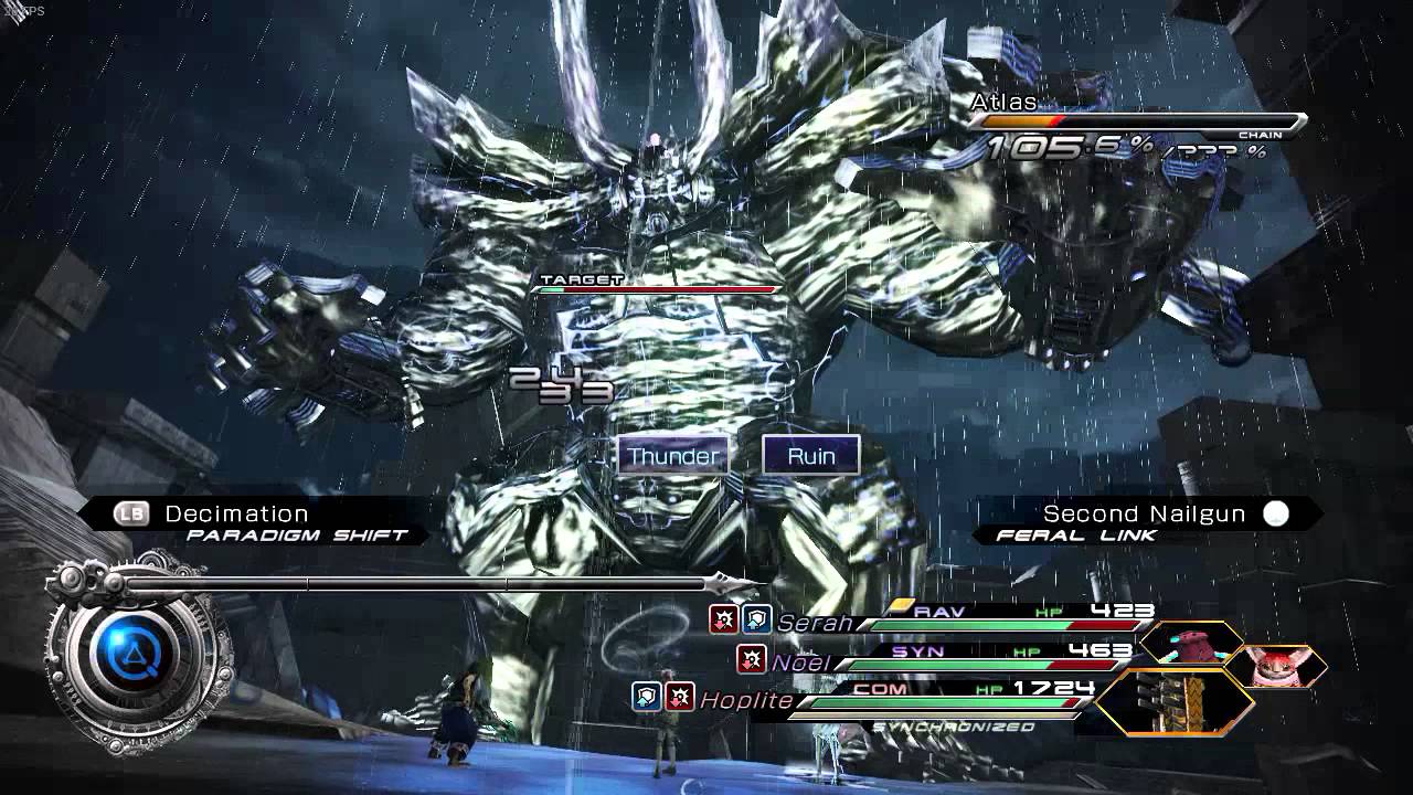 Final Fantasy XIII 2 Part 7 Boss Battle Atlas - YouTube