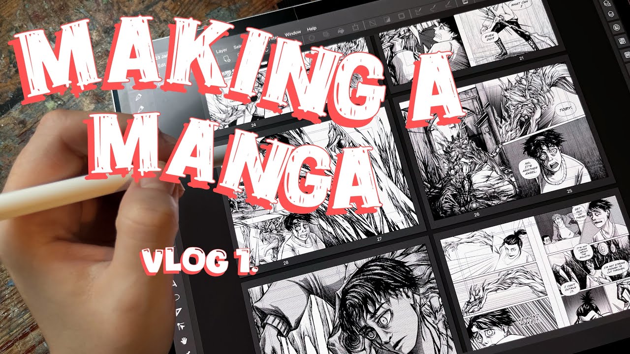 Making my manga! | Vlog 1. - YouTube