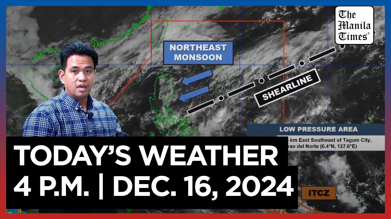 Today's Weather, 4 P.M. | DEC. 16, 2024 - YouTube