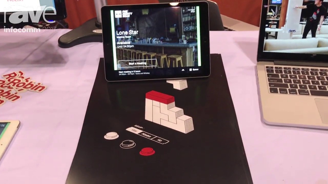 InfoComm 2017: Robin Explains Meeting Room Booking System - YouTube