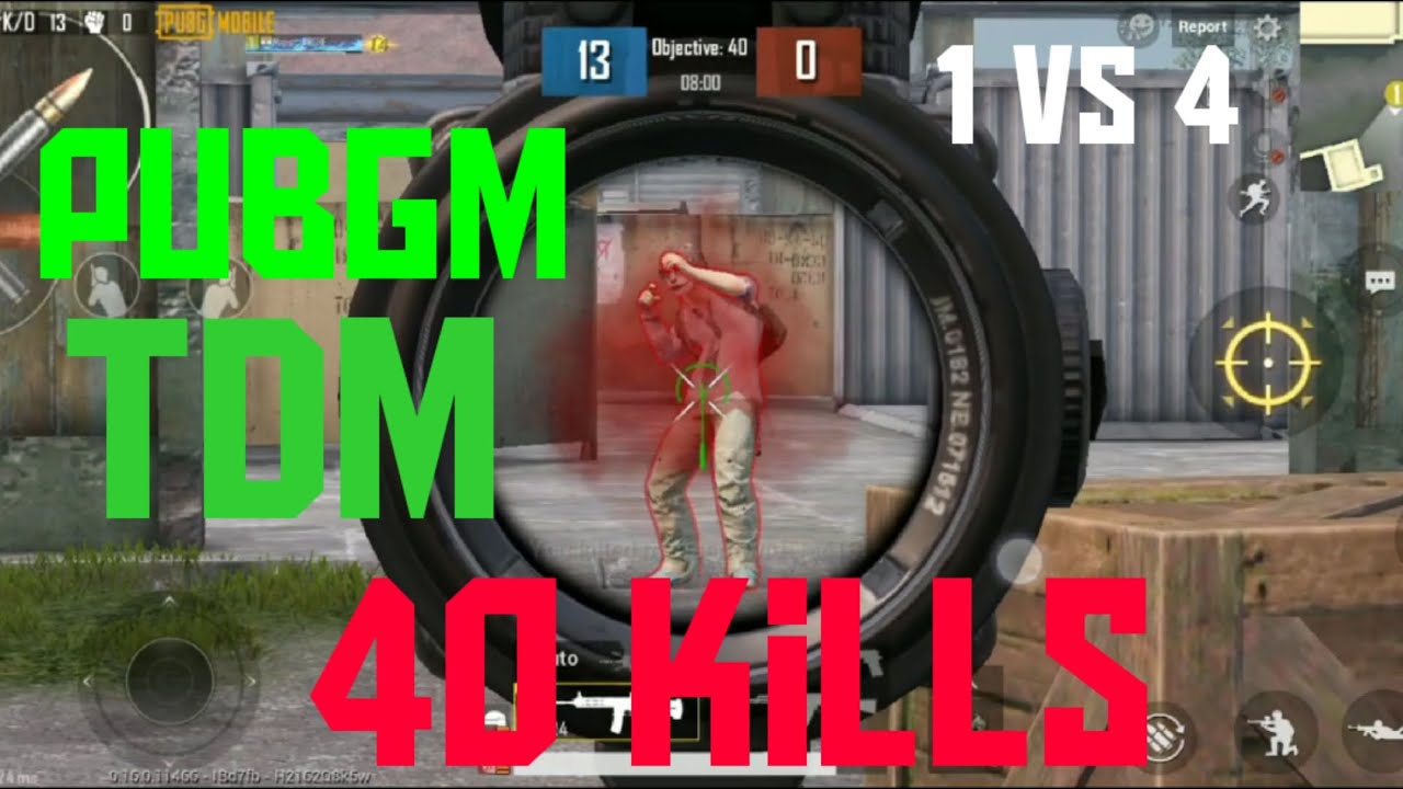1 Vs 4 40 Kills PUBGM TDM YouTube 1-vs-4-40-kills-pubgm-tdm-youtube