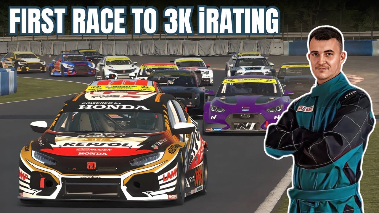 iRacing The Road to 3K iRating Episode 1 - Honda Civic Type R Touring ...