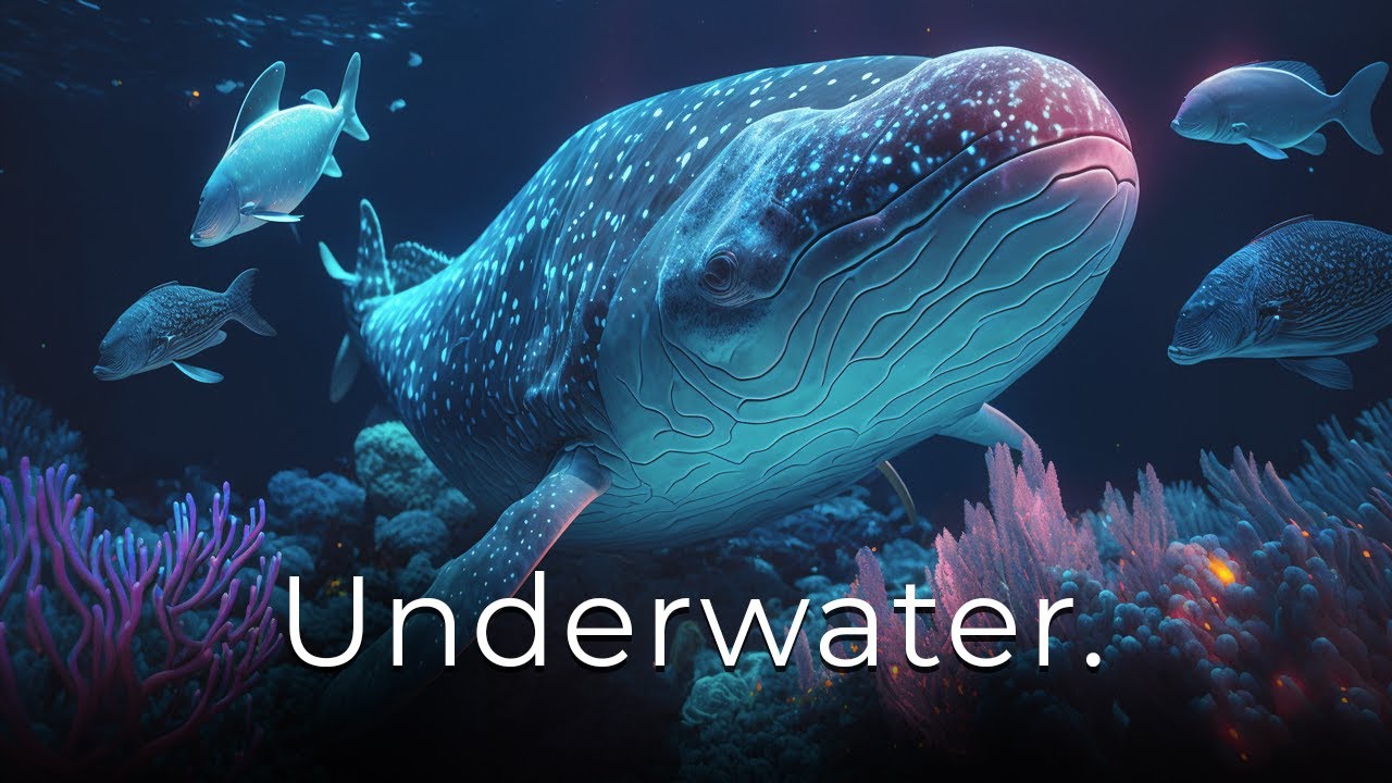 Underwater - Whales & Ocean meditative ambient | Beautiful music for ...