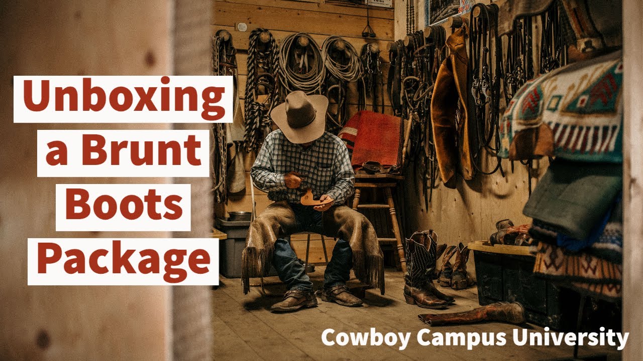 Unboxing Brunt Boots For Ranching & Out On The Town - YouTube