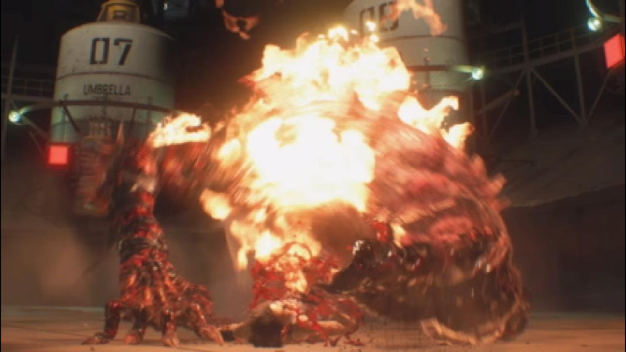 Nemesis Using Jill As a Chew Toy - Resident Evil 3 Remake - YouTube