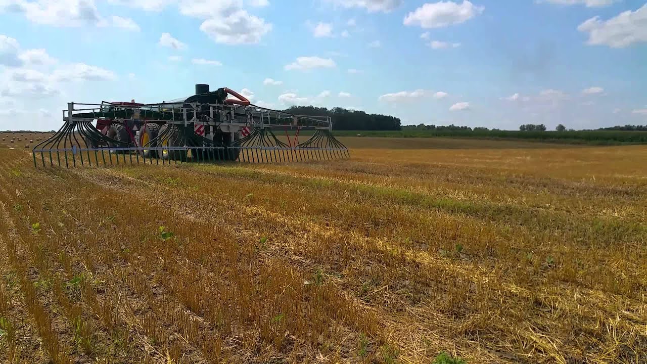 Manure drop tube demonstration. - YouTube