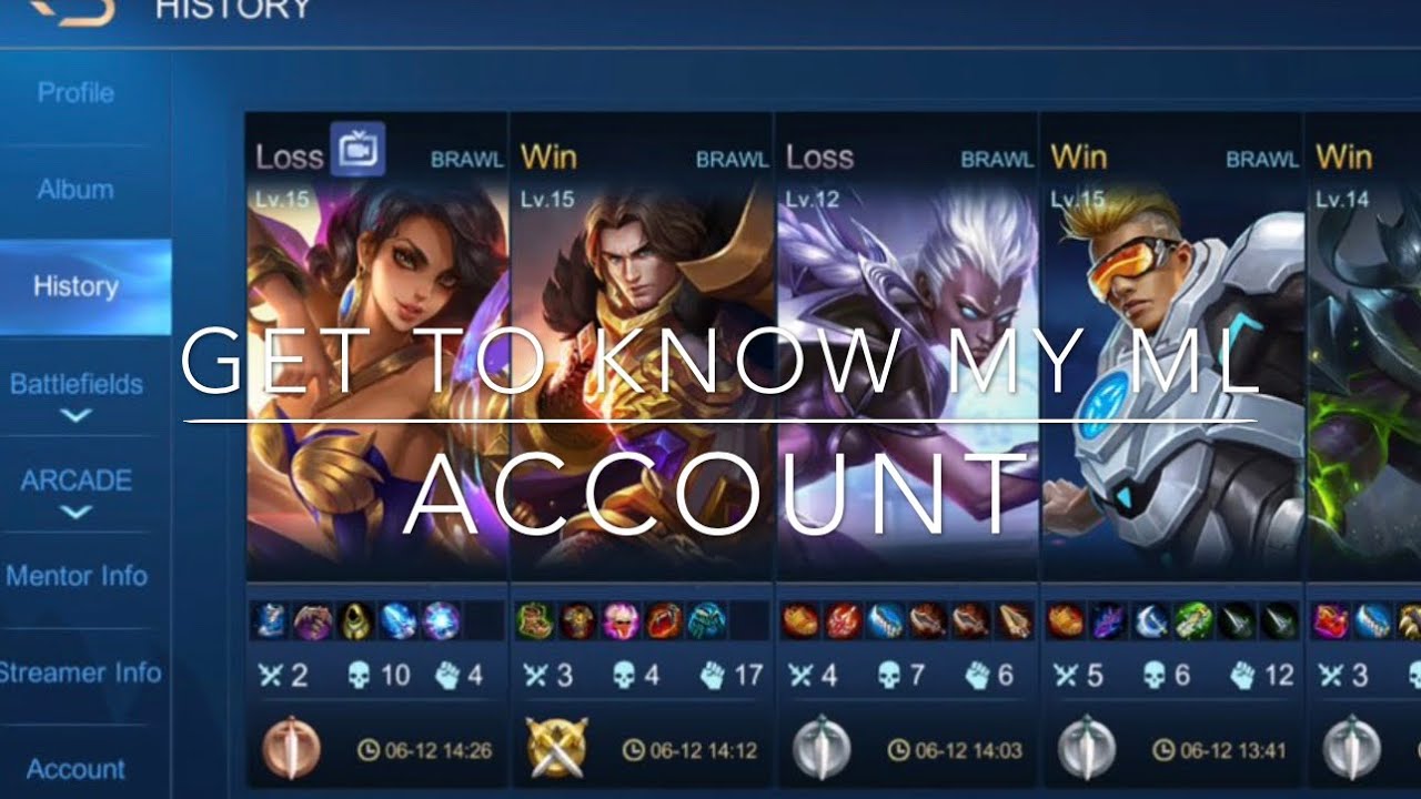 GET TO KNOW MY ML ACCOUNT!😃😃 - YouTube