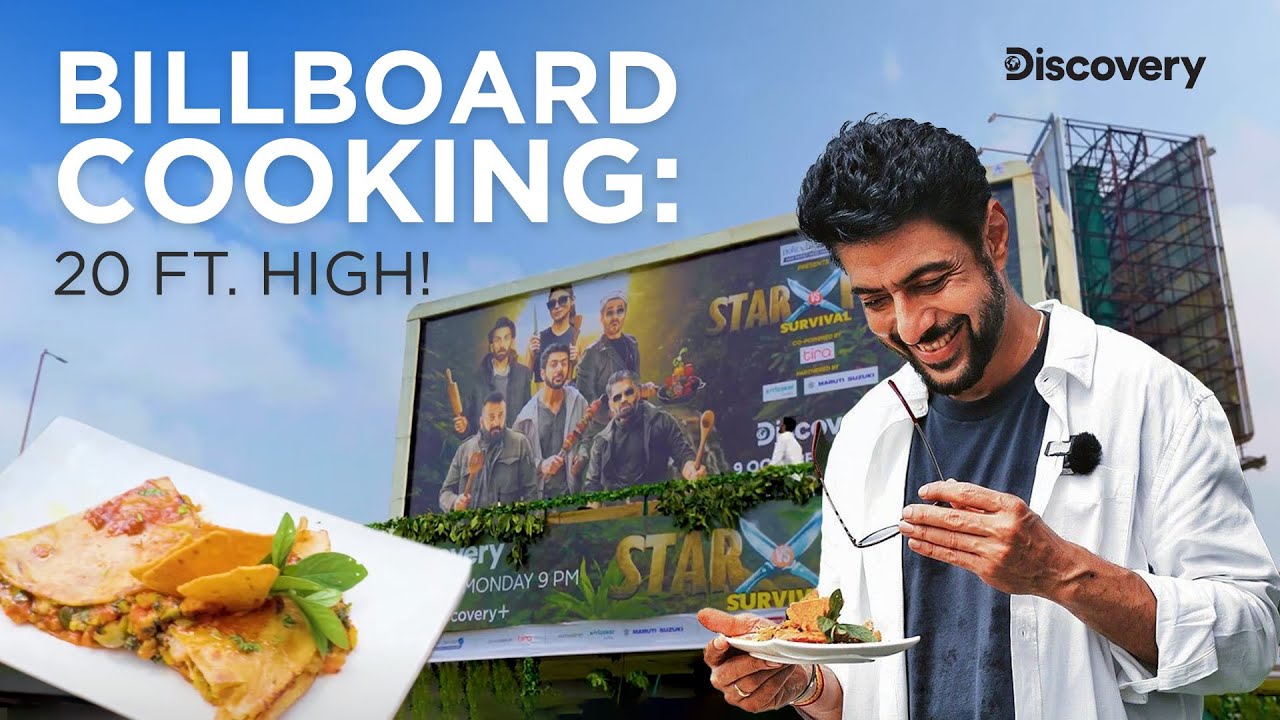 Chef Ranveer Brar's Extreme Billboard Cooking Challenge! | Star vs Food ...