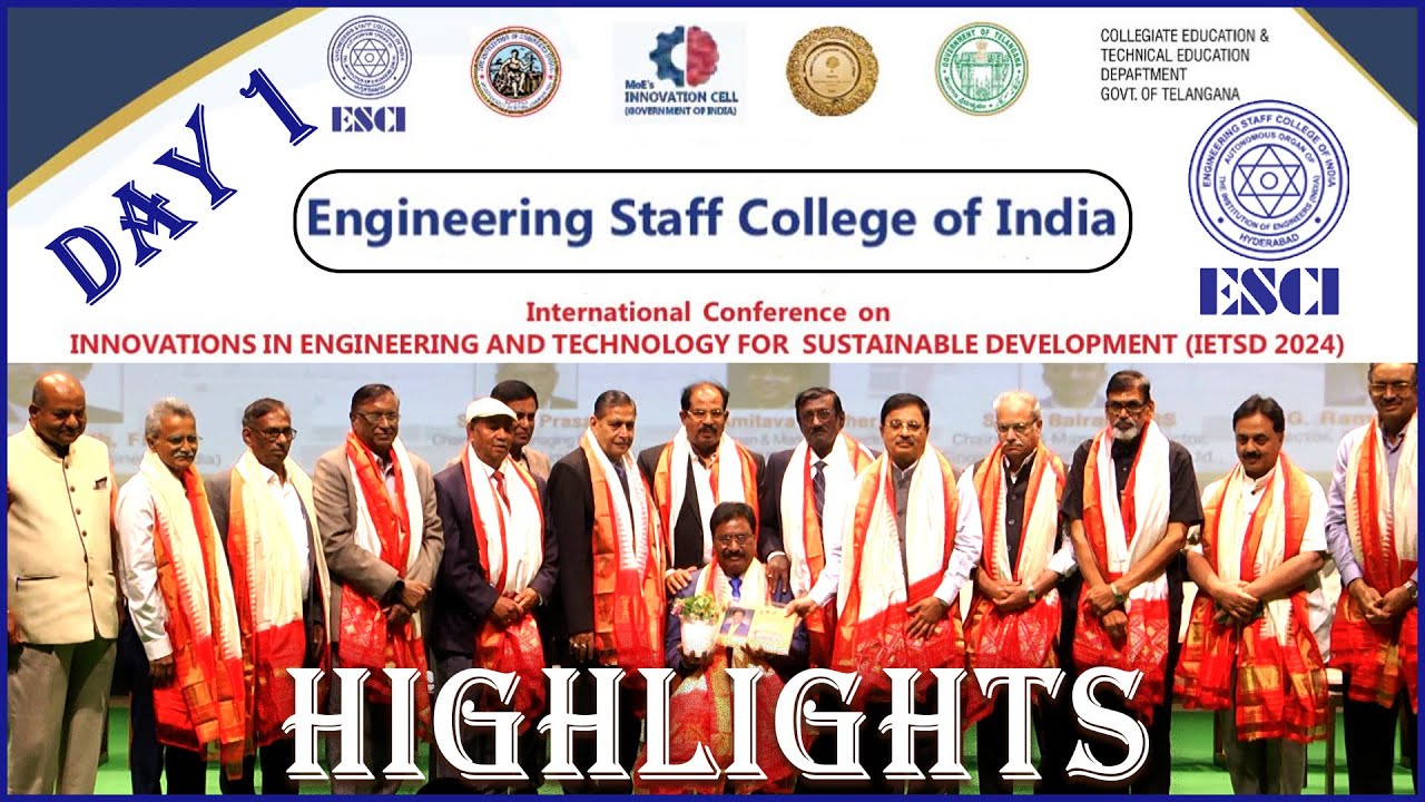 ESCI Conference 2024 | Innovations in Engineering & Technology for ...