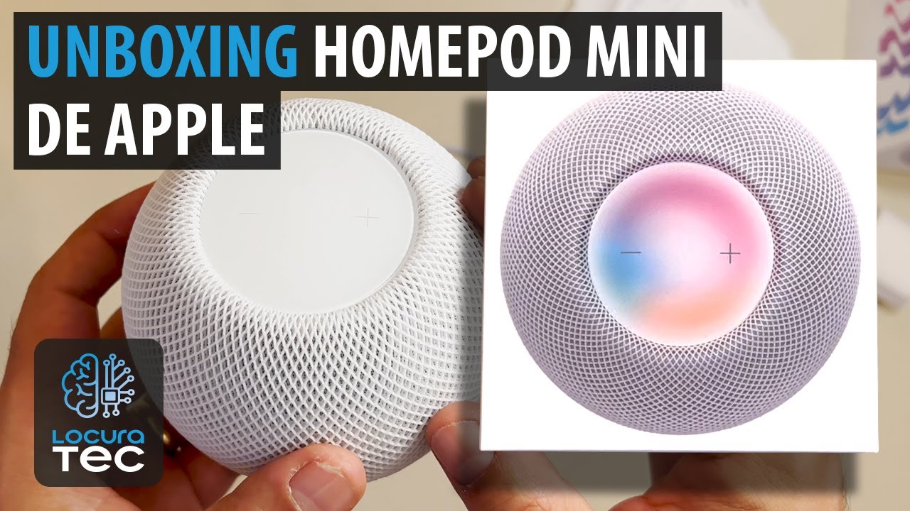 Unboxing Apple HomePod Mini Blanco - YouTube