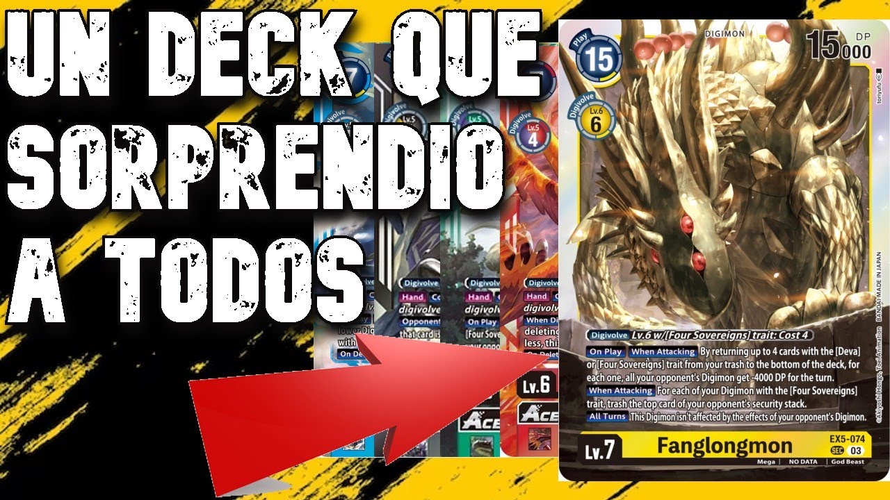 Deck Profile Fanglongmon DEVA (Bt14, EX5, Bt15) | El mejor arquetipo de ...