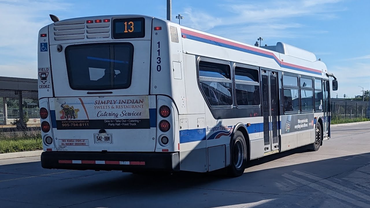 Short ride on Brampton transit Route 13 Avondale - YouTube