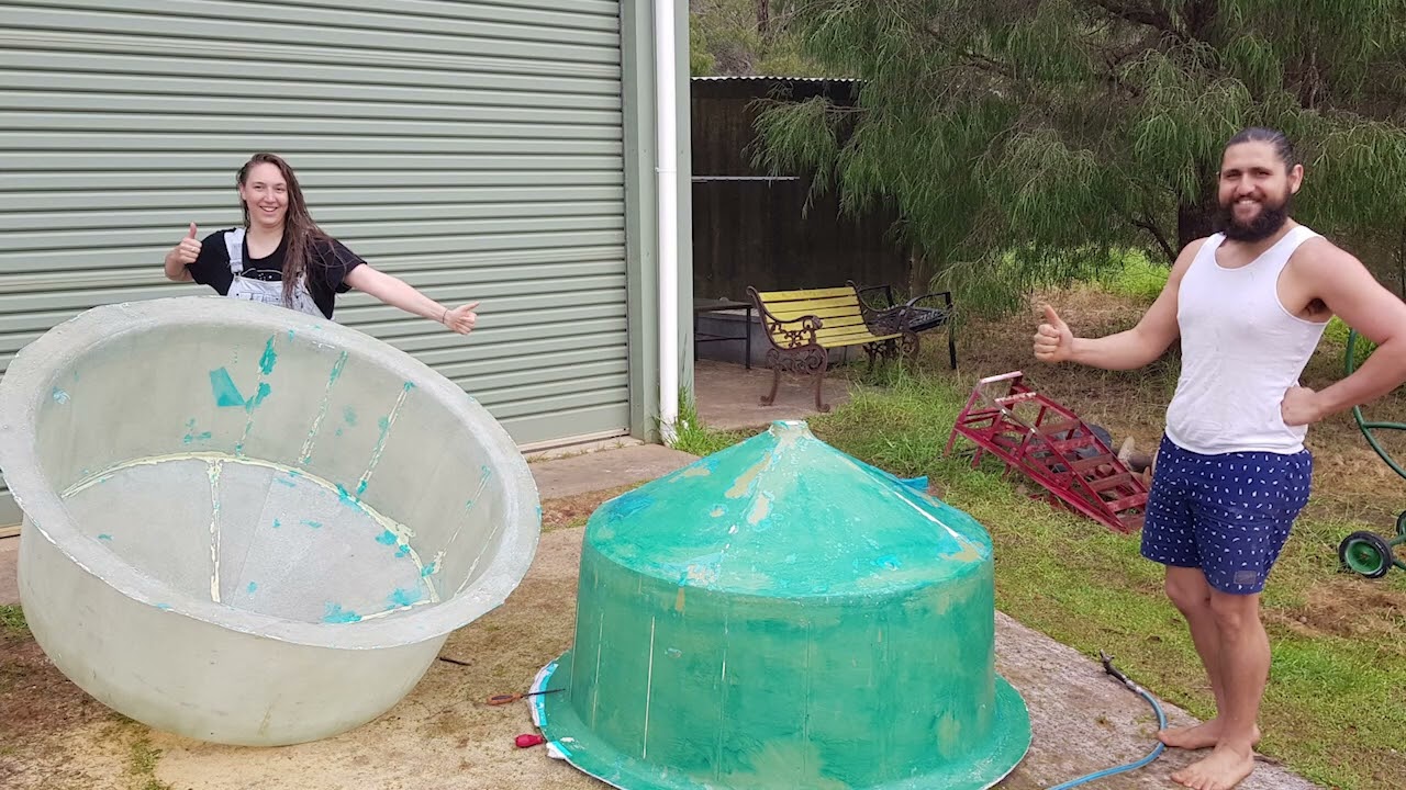 DIY Swirl Filter Fiberglass - YouTube