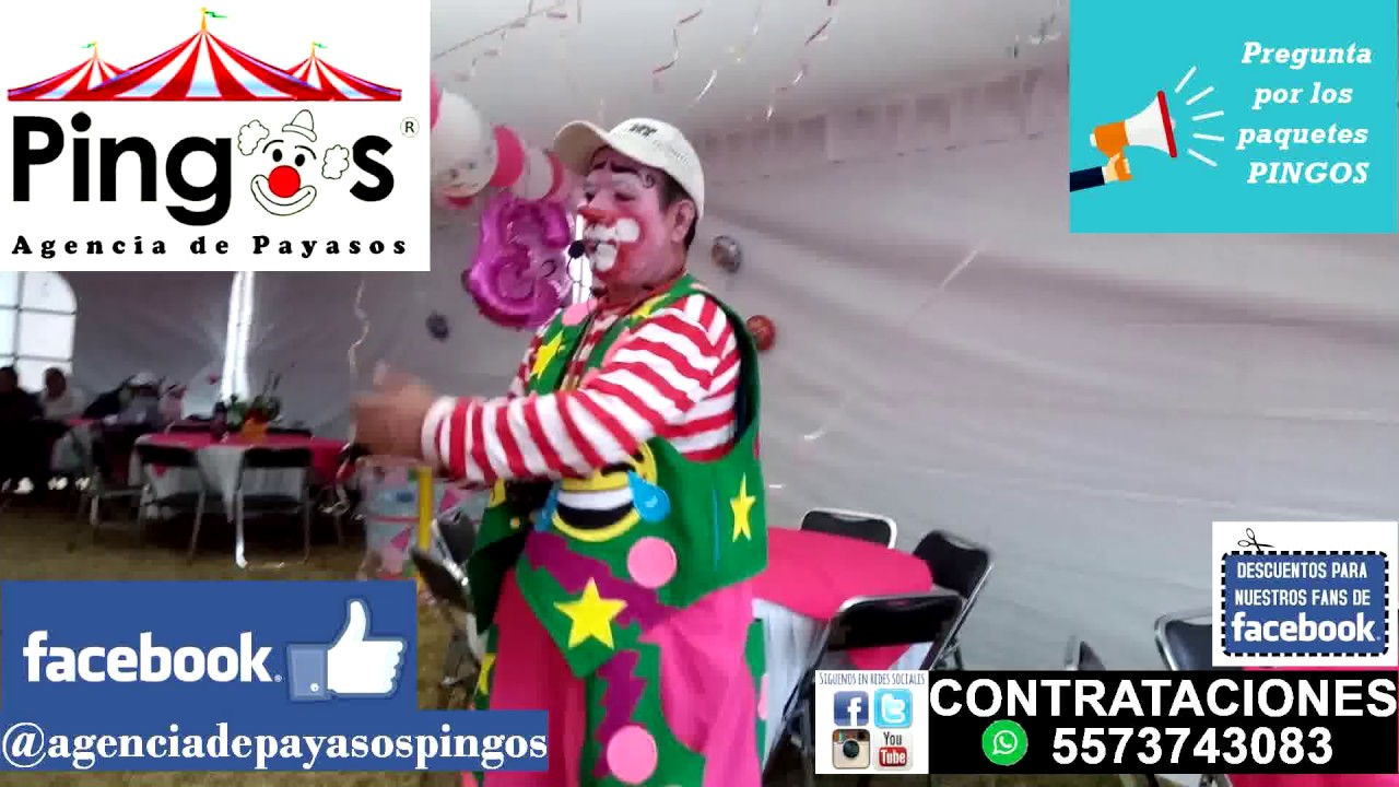Espectacular Show de Payaso para tu fiesta de cumpleaños - YouTube