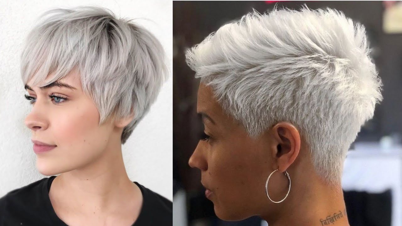 Beautiful models in short pixie bob haircuts and hairstyles/New style ...