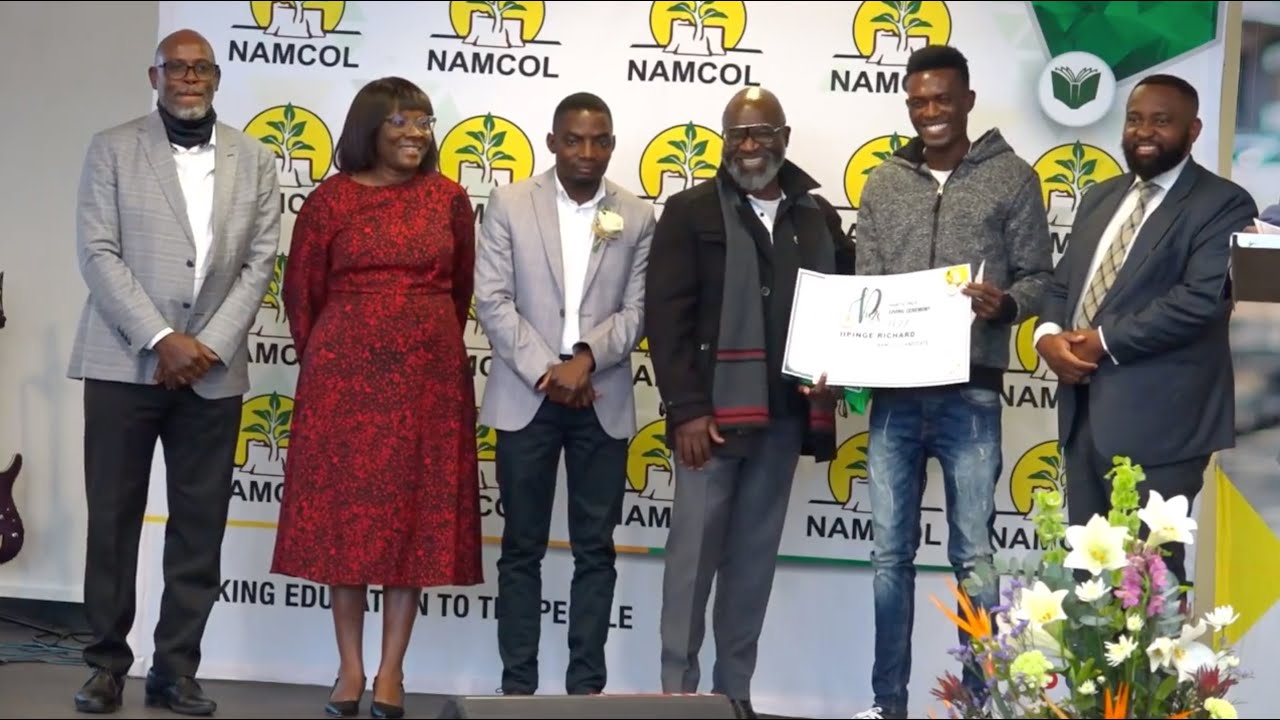 NAMCOL honours top achievers for 2021 - YouTube