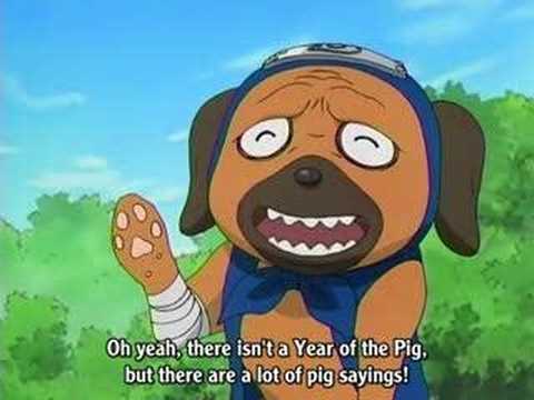Nautro & the pig/dog puppet. - YouTube