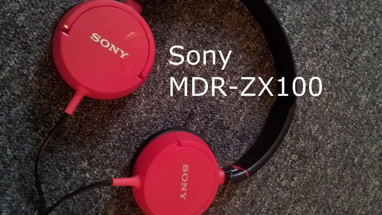 Sony MDR-ZX100 Headphones Unboxing/Review - YouTube