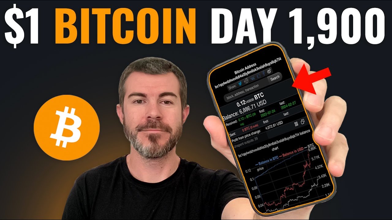 Investing $1 Bitcoin DAY 1,900 (BTC Halving Day) - YouTube